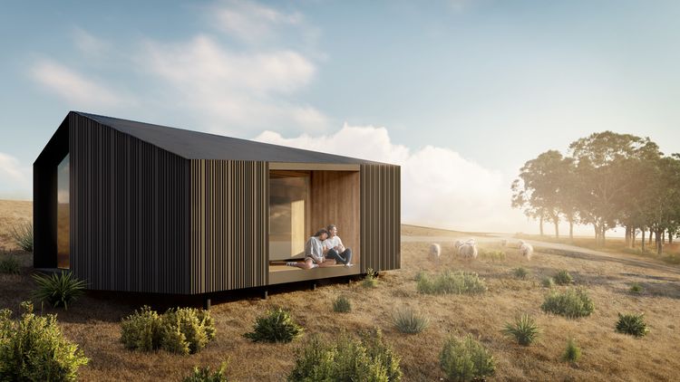 Charred timber pods to be built on Fleurieu Peninsula | ArchitectureAu