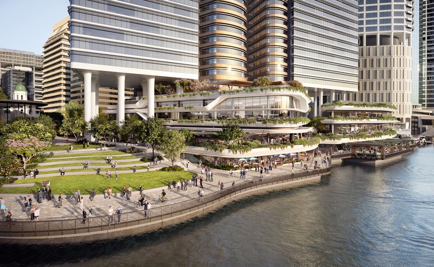 Dual towers to rise from Brisbane riverfront | ArchitectureAu