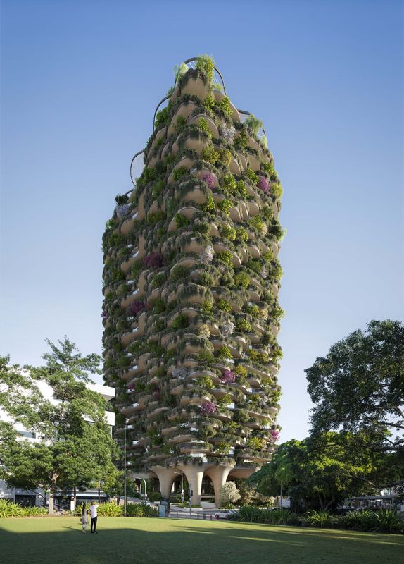 ‘Urban forest’ tower design resubmitted to Brisbane City Council ...