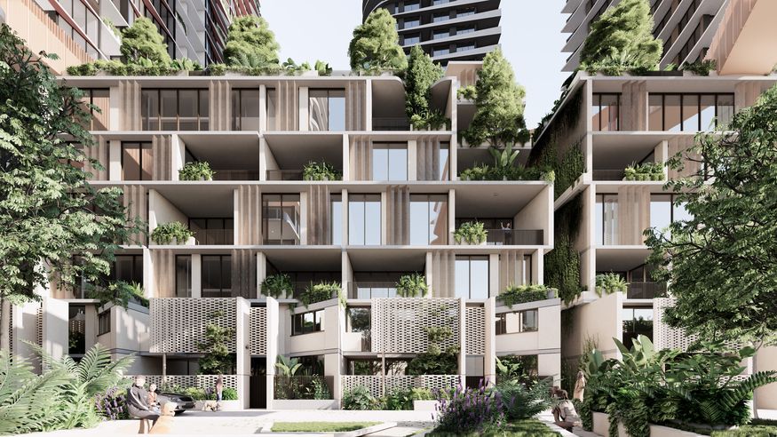 Proposal lodged for six-tower riverfront precinct at former industrial ...
