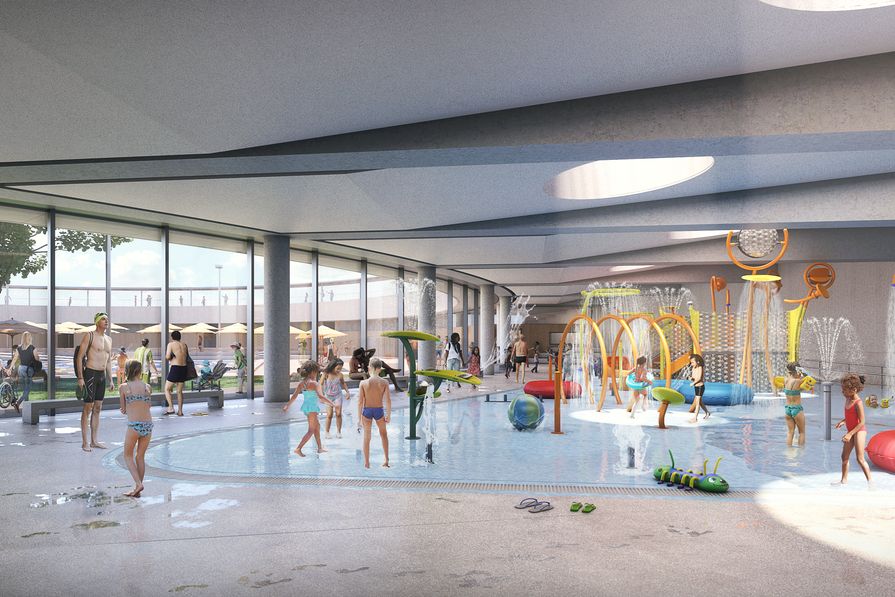 Parramatta’s aquatic and leisure centre construction underway | ArchitectureAU