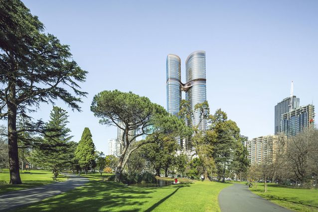 Construction begins on dual 60-storey towers on Melbourne CBD edge ...