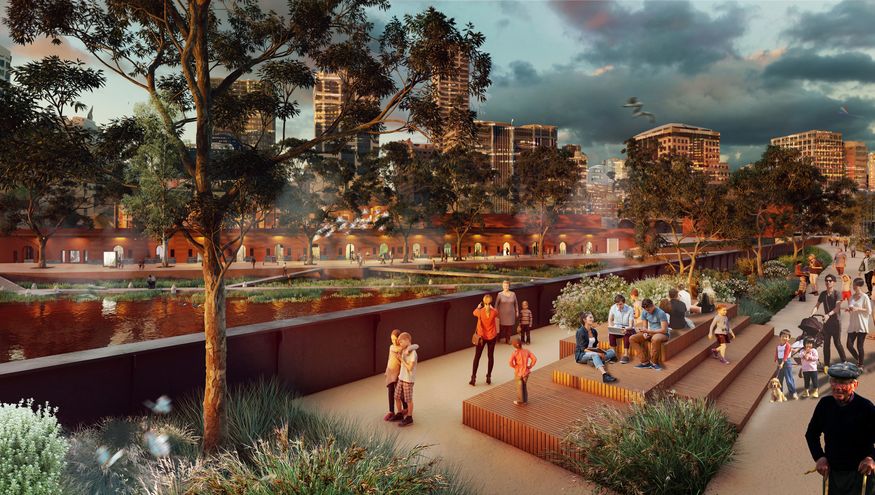 Design ideas unveiled for Melbourne’s Greenline | Landscape Australia