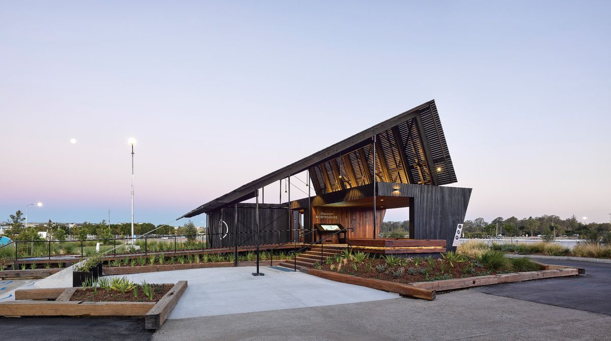 Metaphorical landscape: Northshore Pavilion | ArchitectureAu