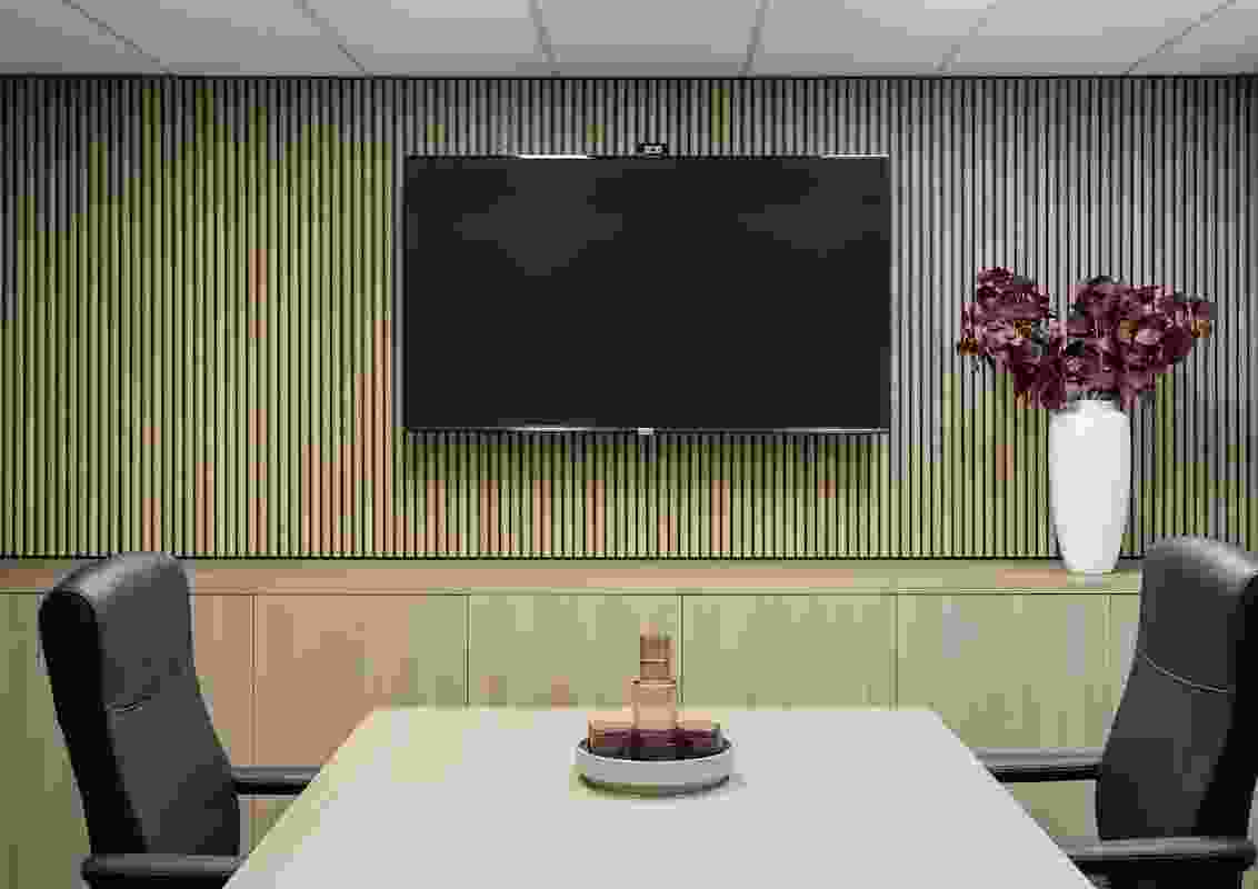 The Modulo interior linings range from Screenwood | ArchitectureAu