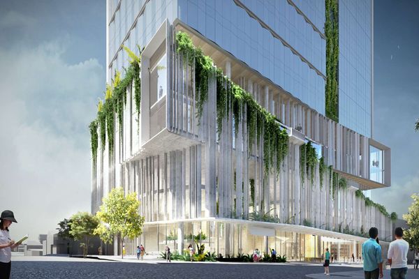 Construction begins on JWA’s subtropical office tower | ArchitectureAu