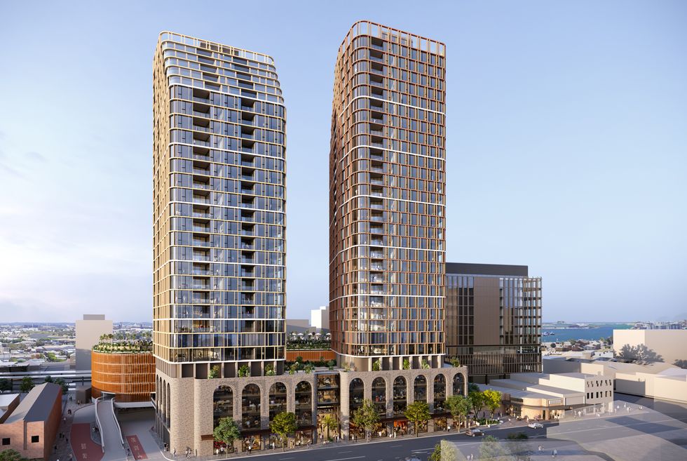 Revised designs for Newcastle towers unveiled | ArchitectureAu