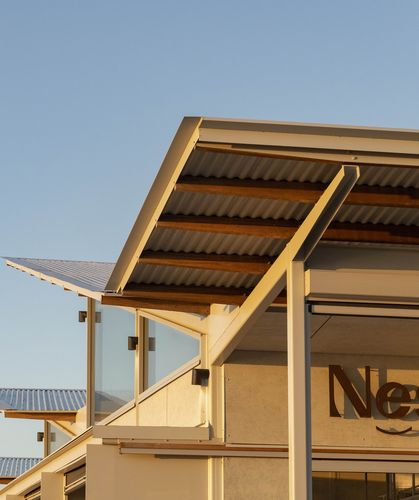 Permalite Waveline cladding used in a coastal setting in South ...