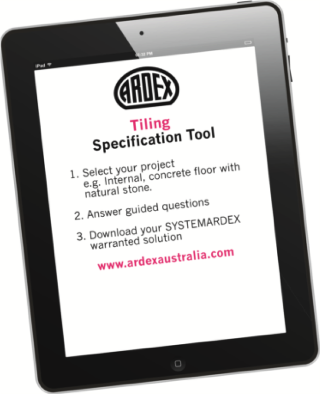 New specification tool from Ardex Australia | ArchitectureAu