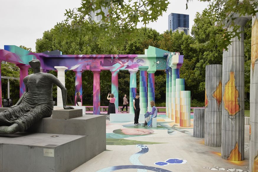 Stage two artworks revealed on 'Temple of Boom' | ArchitectureAu