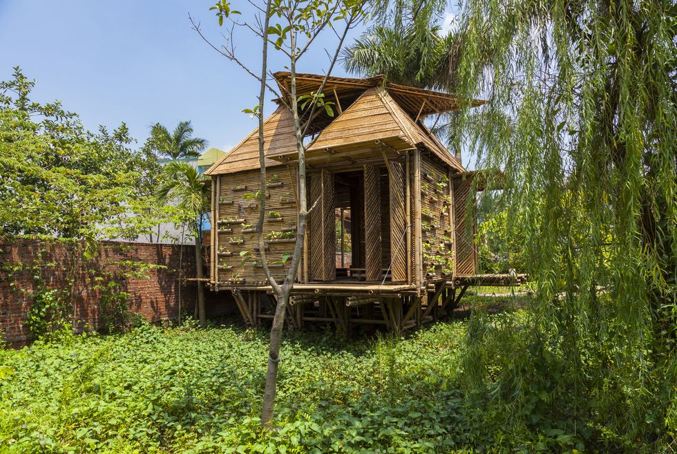 Bamboo floating house wins green award | ArchitectureAu
