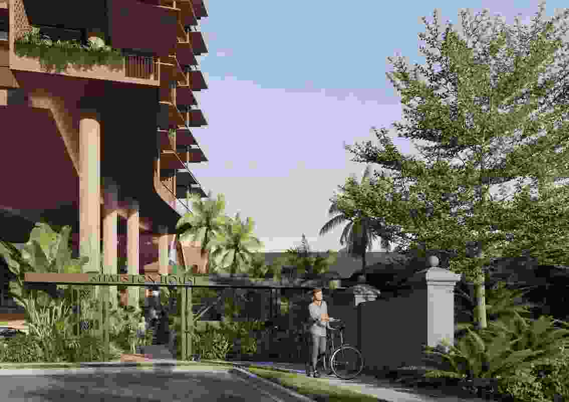 Proposed Brisbane tower to overlook historic riverine home | ArchitectureAu