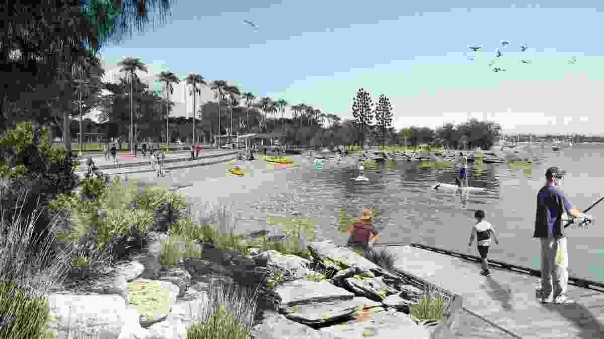 Perth's riverfront masterplan a step closer to fruition | Landscape ...