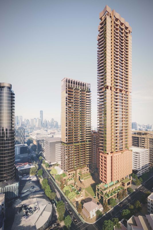Fifty-storey tower development proposed for South Brisbane | ArchitectureAu