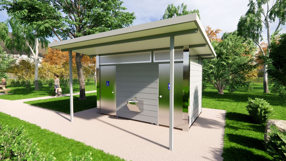 Eureka modular restroom by Landmark Products | ArchitectureAu