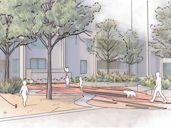 First look at Melbourne’s new public housing towers | ArchitectureAu