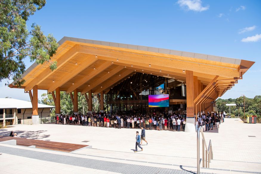 WA's first large-scale engineered timber building complete | ArchitectureAu