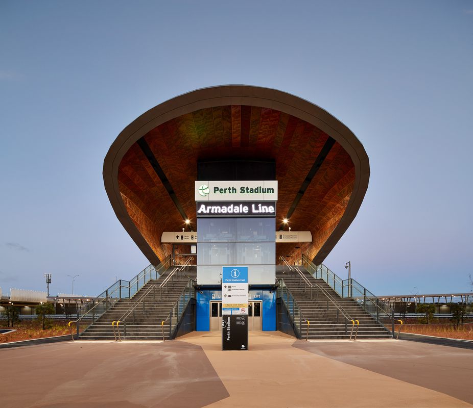 Using the KingZip system to create Perth Stadium Train Station's ...