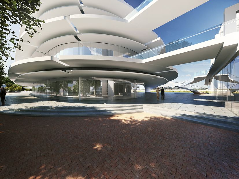 Bates Smart designs new members’ stand for Flemington Racecourse ...