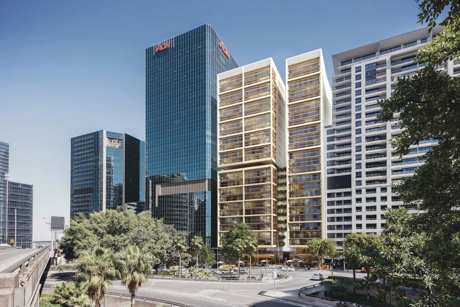 Two towers ‘formed with golden proportions’ | ArchitectureAU