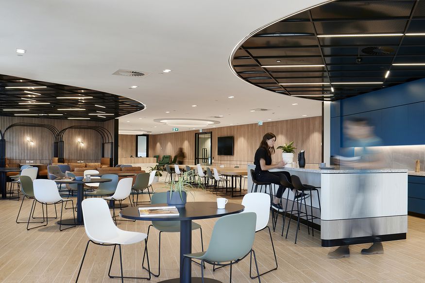 Global Financial Client Workplace by Greenbox Architecture | ArchitectureAU