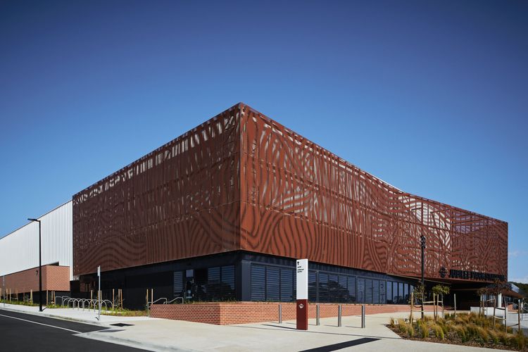 Kingspan insulated panels at Jubilee Park Stadium | ArchitectureAu