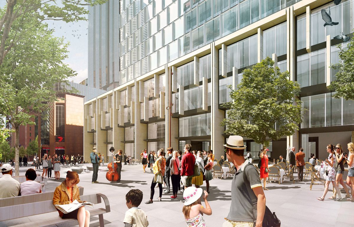 Martin Place to become urban patio | ArchitectureAu