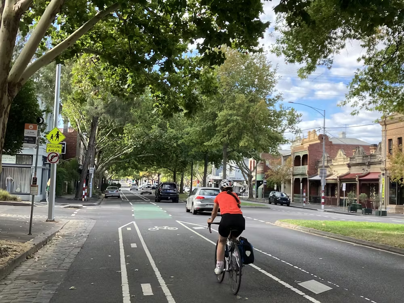 Most bike lanes in inner Melbourne have less than 40 percent tree cover ...