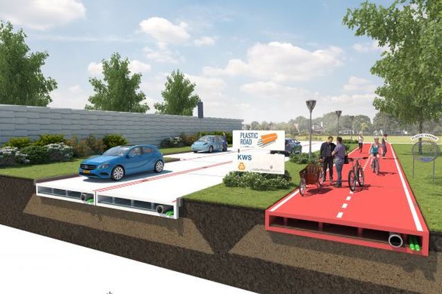 Path to sustainability: plastic roads | ArchitectureAu