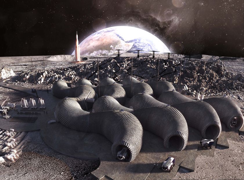 Winning designs speculate on future lunar habitats | ArchitectureAu