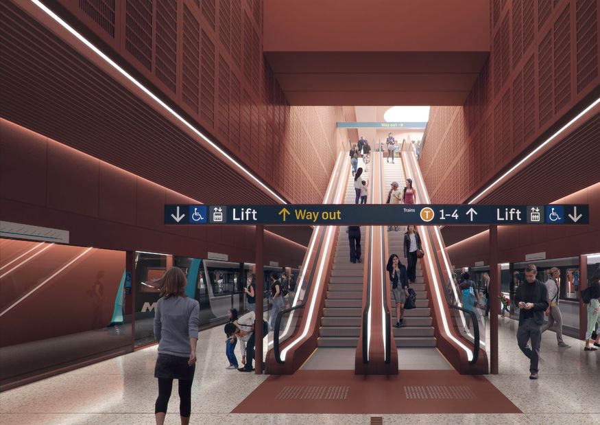 Hassell unveils preliminary designs for Western Sydney Airport line ...