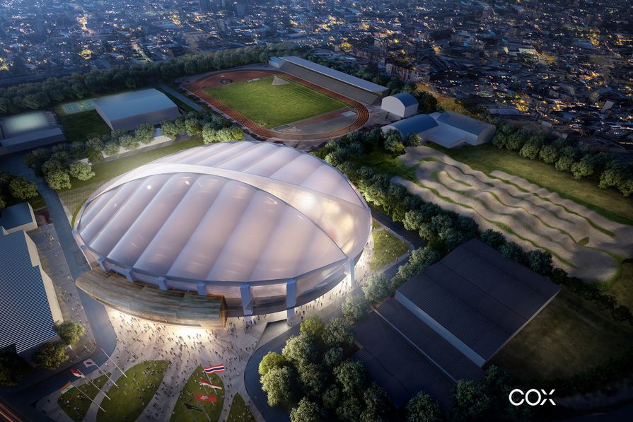 Cox Architecture designs $51m Jakarta velodrome | ArchitectureAU