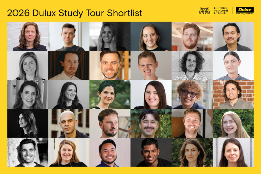 Shortlist announced: 2026 Australian Institute of Architects Dulux Study Tour | ArchitectureAu