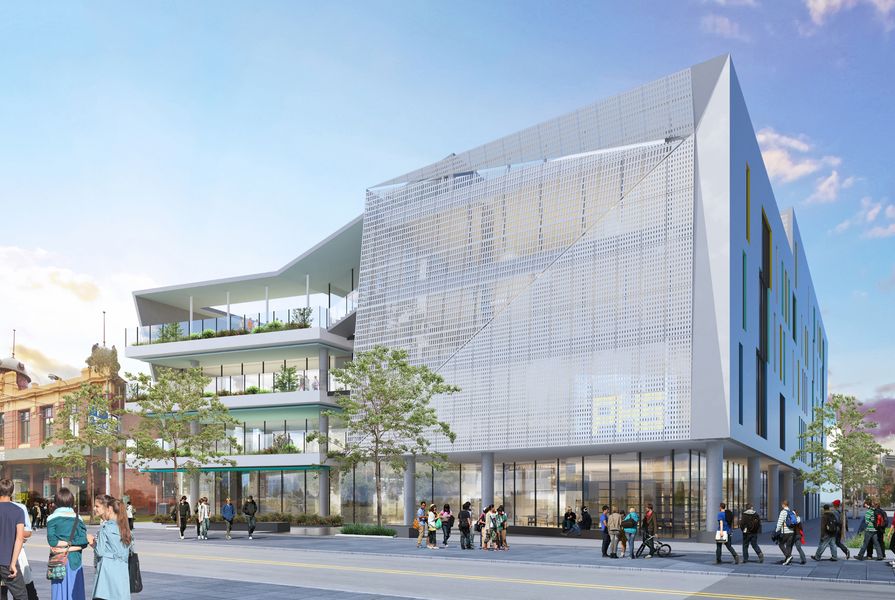 Construction of Prahran High School underway | ArchitectureAu