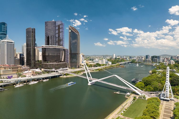 Brisbane's newest pedestrian bridge complete | ArchitectureAu