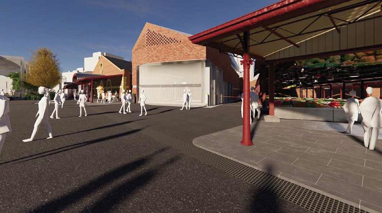 New food hall for Melbourne’s Queen Victoria Market | ArchitectureAu