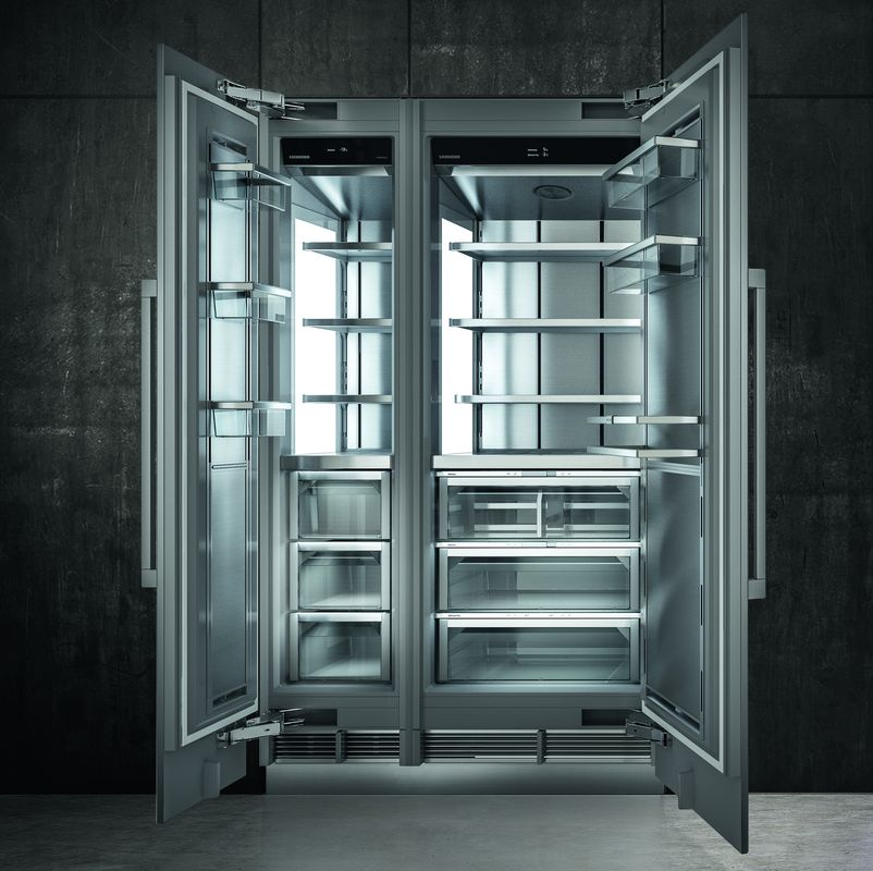 Monolith integrated side-by-side refrigerators by Liebherr | ArchitectureAu