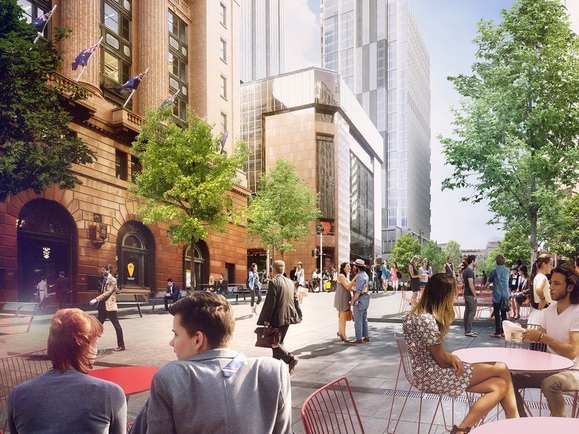 Martin Place to become urban patio | ArchitectureAu
