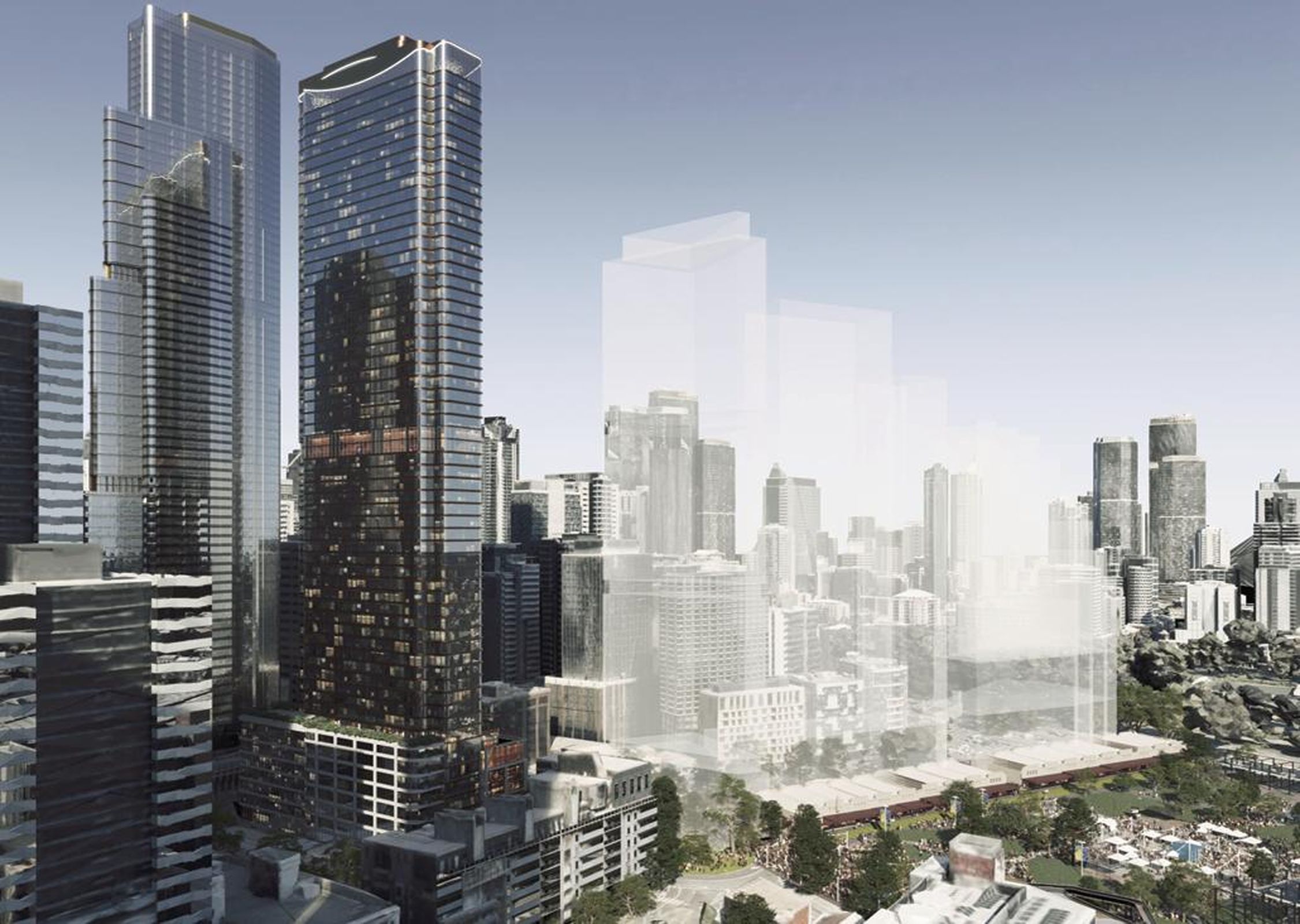 Sixty-seven-storey housing tower approved in Melbourne CBD | ArchitectureAu