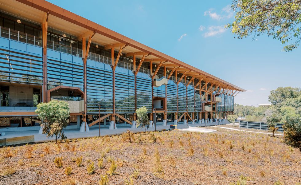 WA's first large-scale engineered timber building complete | ArchitectureAU