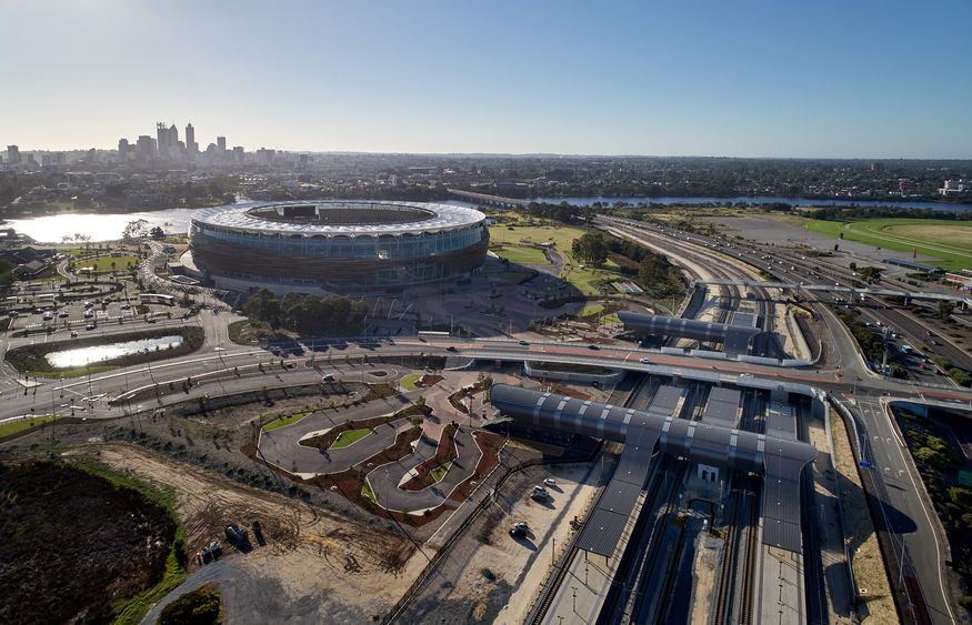 Using the KingZip system to create Perth Stadium Train Station's ...