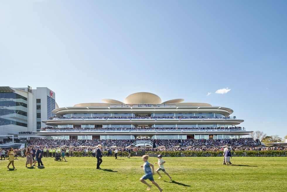 Bates Smart completes ‘game changer’ Flemington club stand | ArchitectureAu
