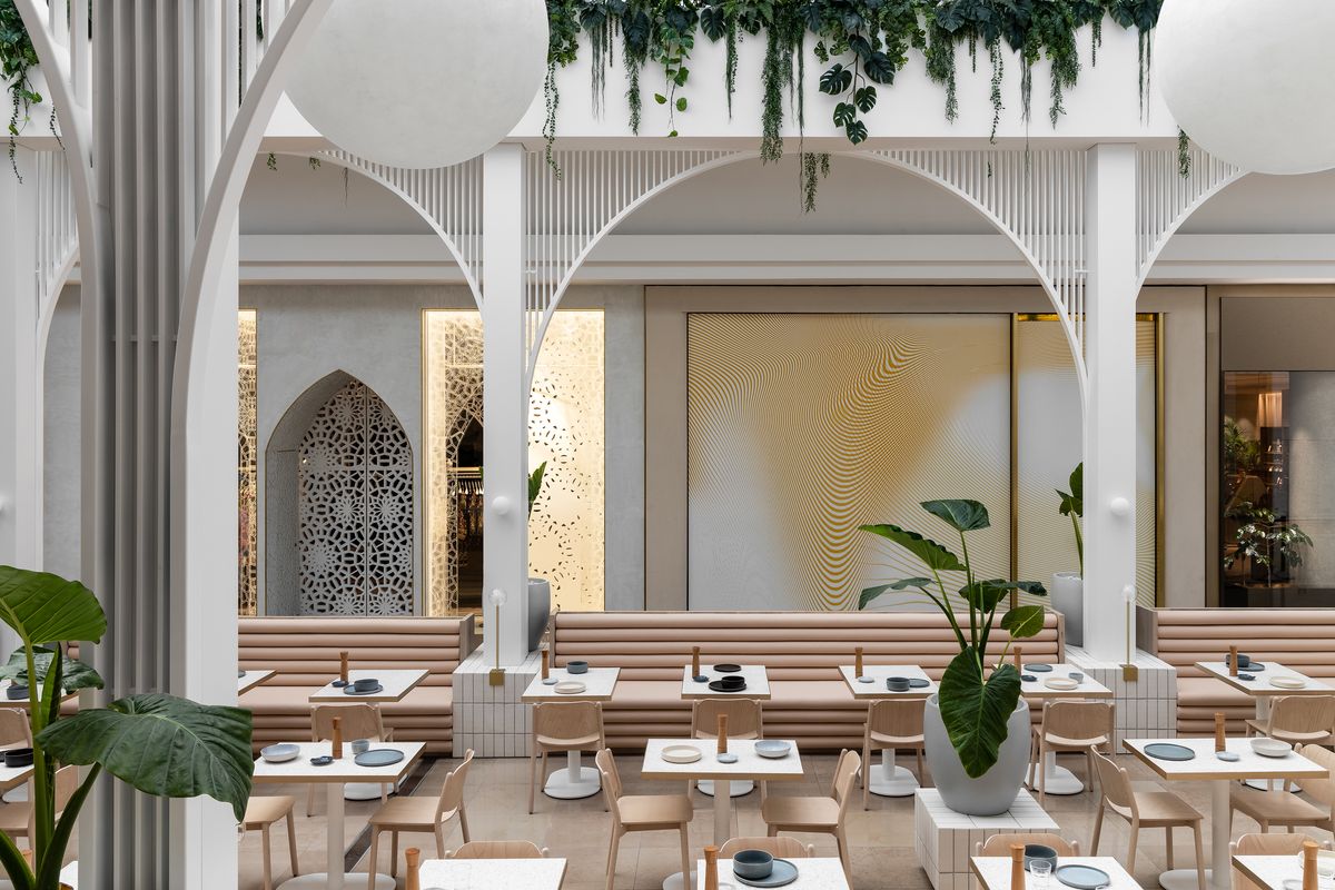 A textural oasis: Au79 Cafe Chadstone | ArchitectureAu