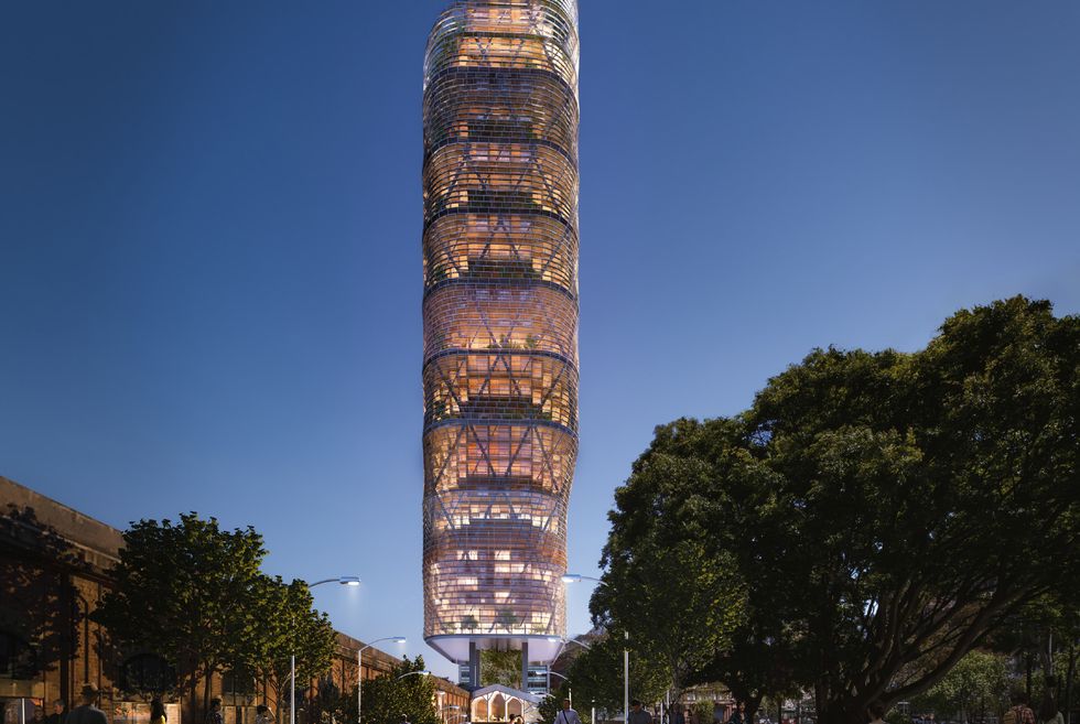 World’s tallest hybrid timber tower approved | ArchitectureAu