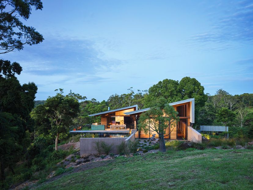 Lost World pavilions: Ridge House | ArchitectureAu